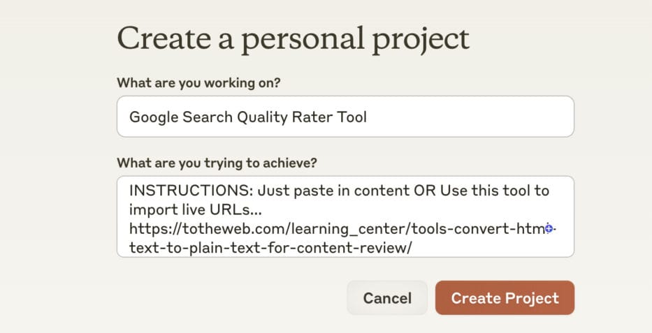 FREE SEO TOOL: The AI Google Search Quality Rater