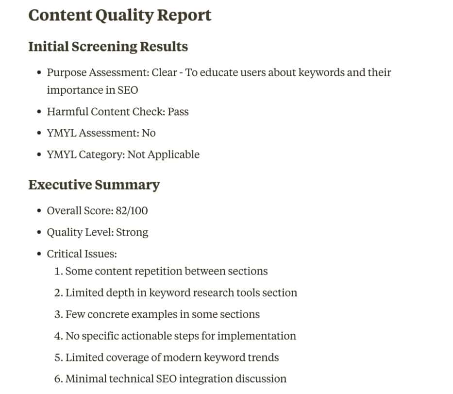 FREE SEO TOOL: The AI Google Search Quality Rater